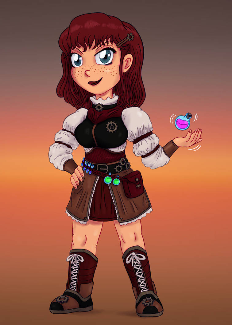 Aurora The Clockwork Alchemist by BittererSweet on DeviantArt