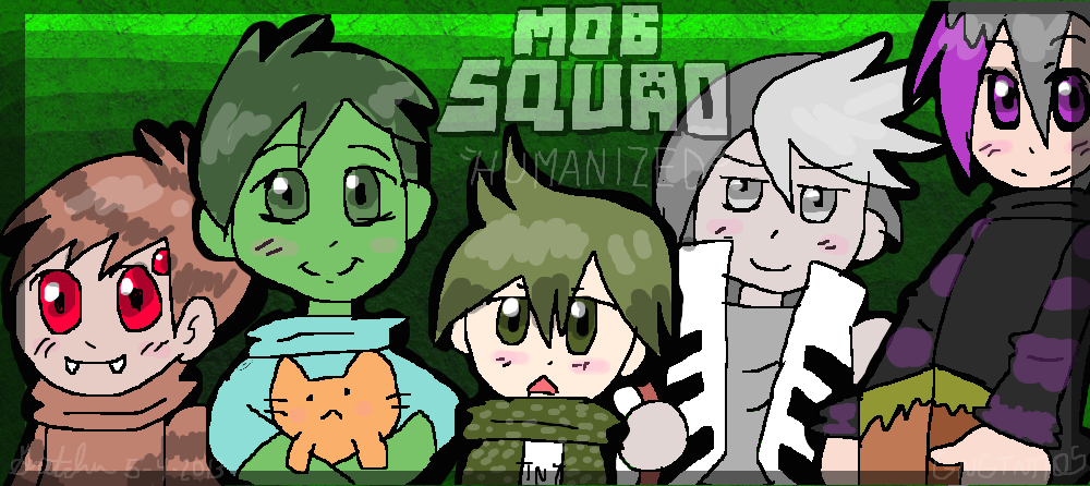 The Mob Squad humanized by GNGTNT105 on DeviantArt