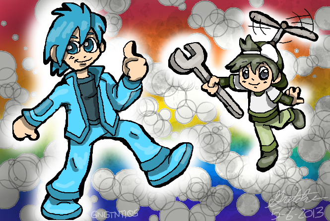 Humanized Rodney and Wonderbot by GNGTNT105 on DeviantArt