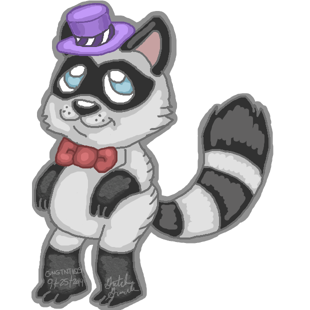 Lil' Gentleman Raccoon by GNGTNT105 on DeviantArt