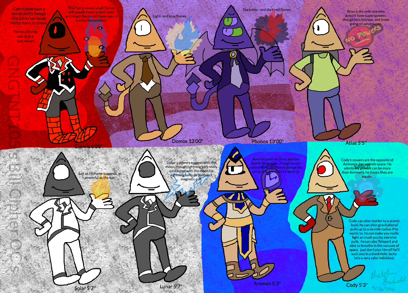 Bill Cipher OC's by GNGTNT105 on DeviantArt