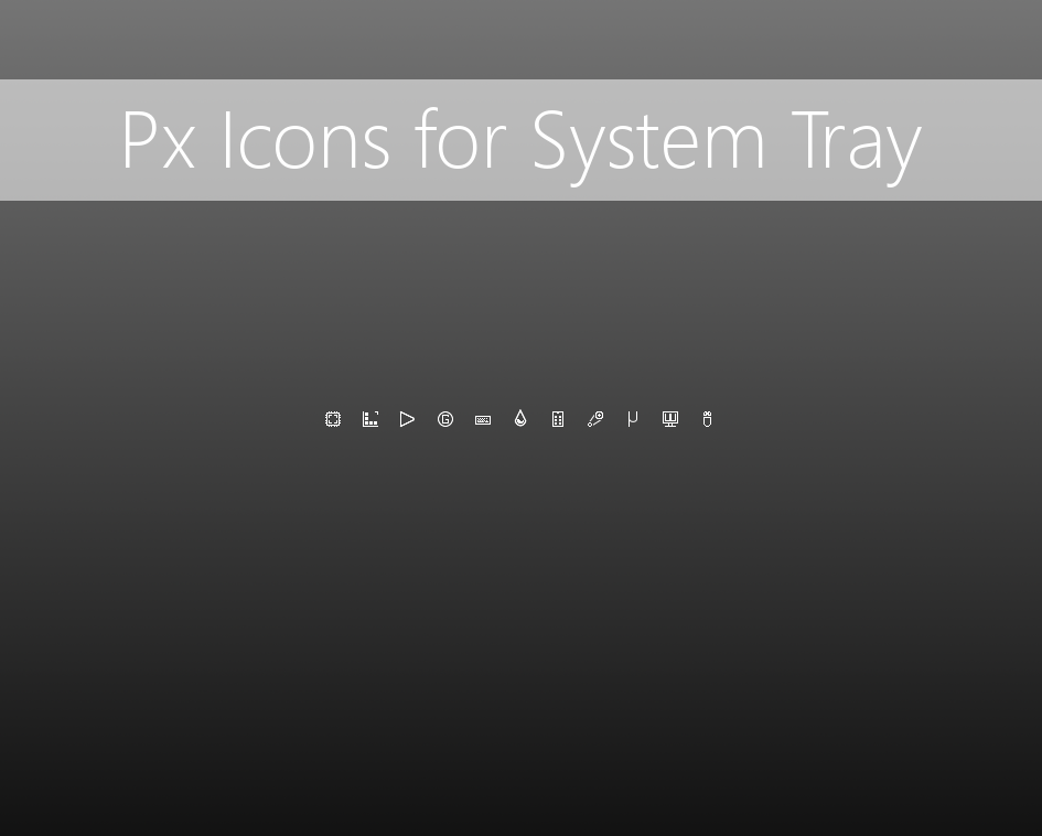 Px icons for System Tray by Pedro9666 on DeviantArt