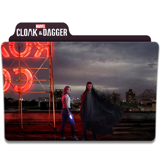 Marvel's Cloak And Dagger Folder Icon by MrArtoholic on DeviantArt