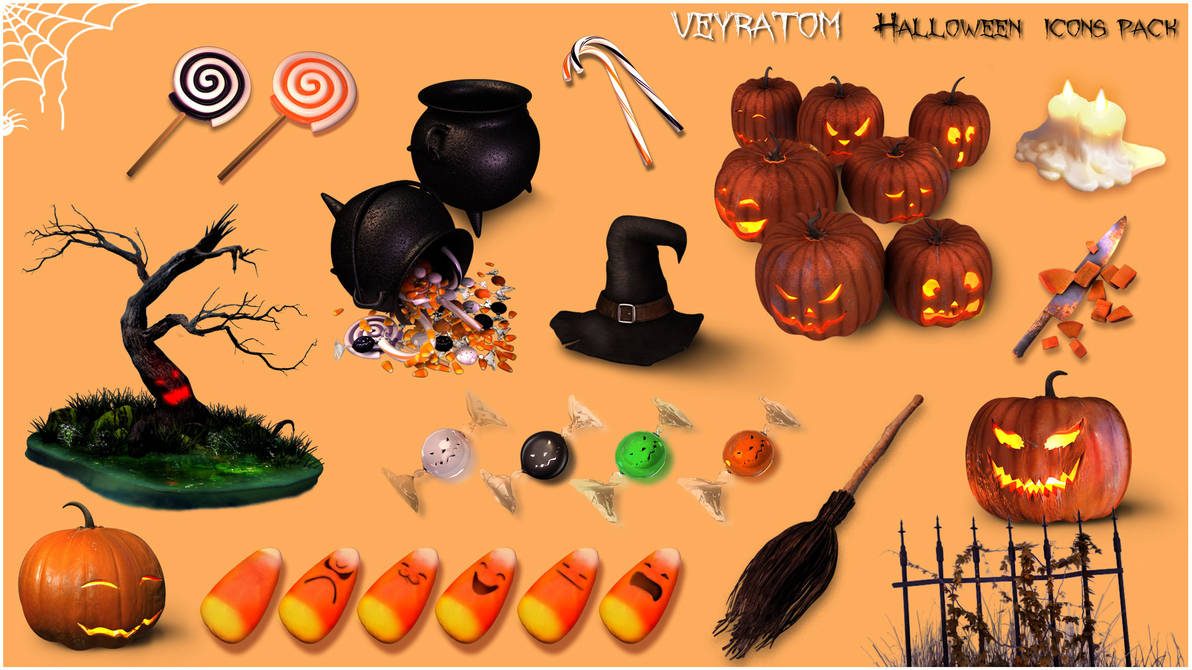Sweet Halloween Icon pack by Zairaam on DeviantArt