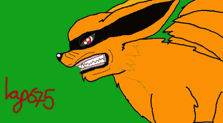 Nine-Tailed Fox by Loup675 on DeviantArt