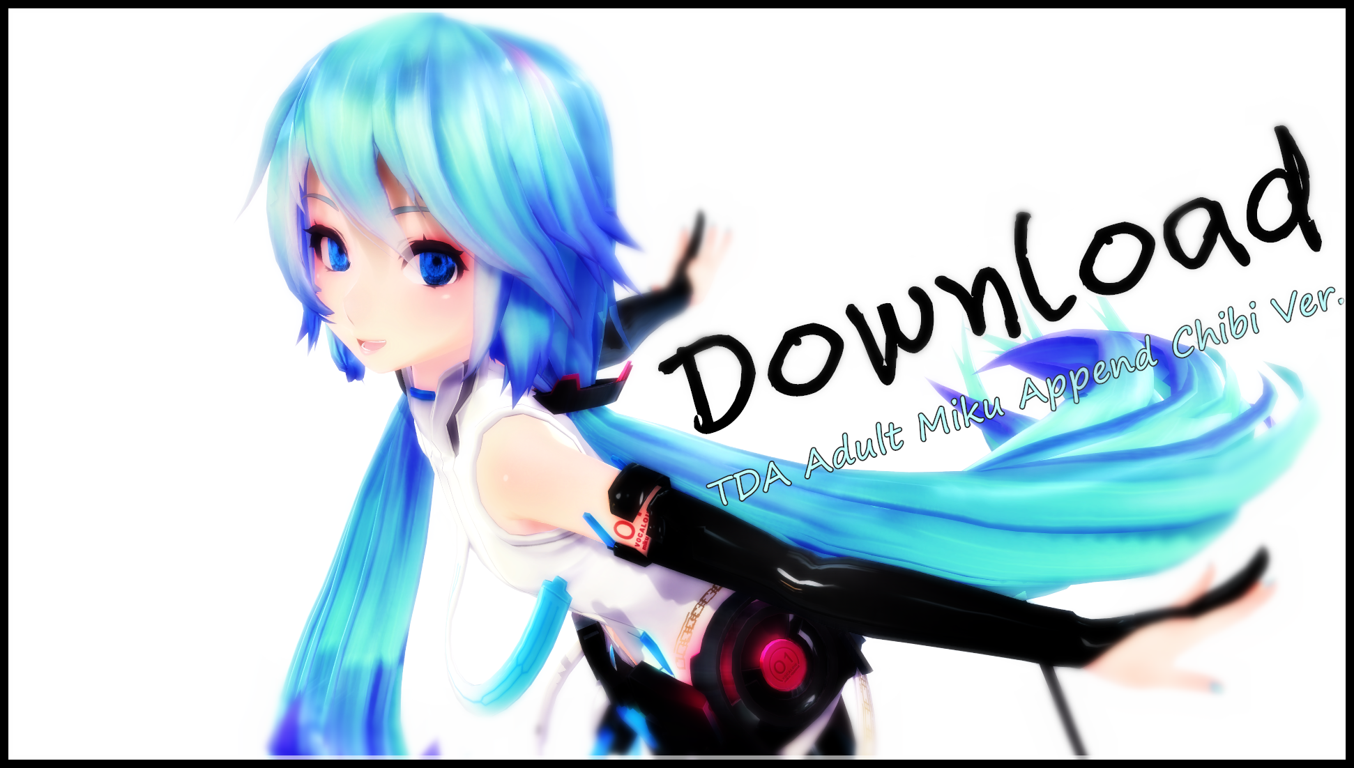 TDA Adult Miku Append Chibi ver [Download] by Mzy0924 on DeviantArt