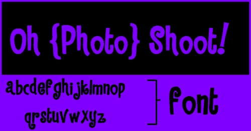 Oh Photo Shoot Font by maarii03189 on DeviantArt