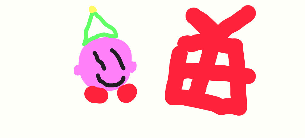 Elf Kirby Opens A Present by FunkoSeries14 on DeviantArt