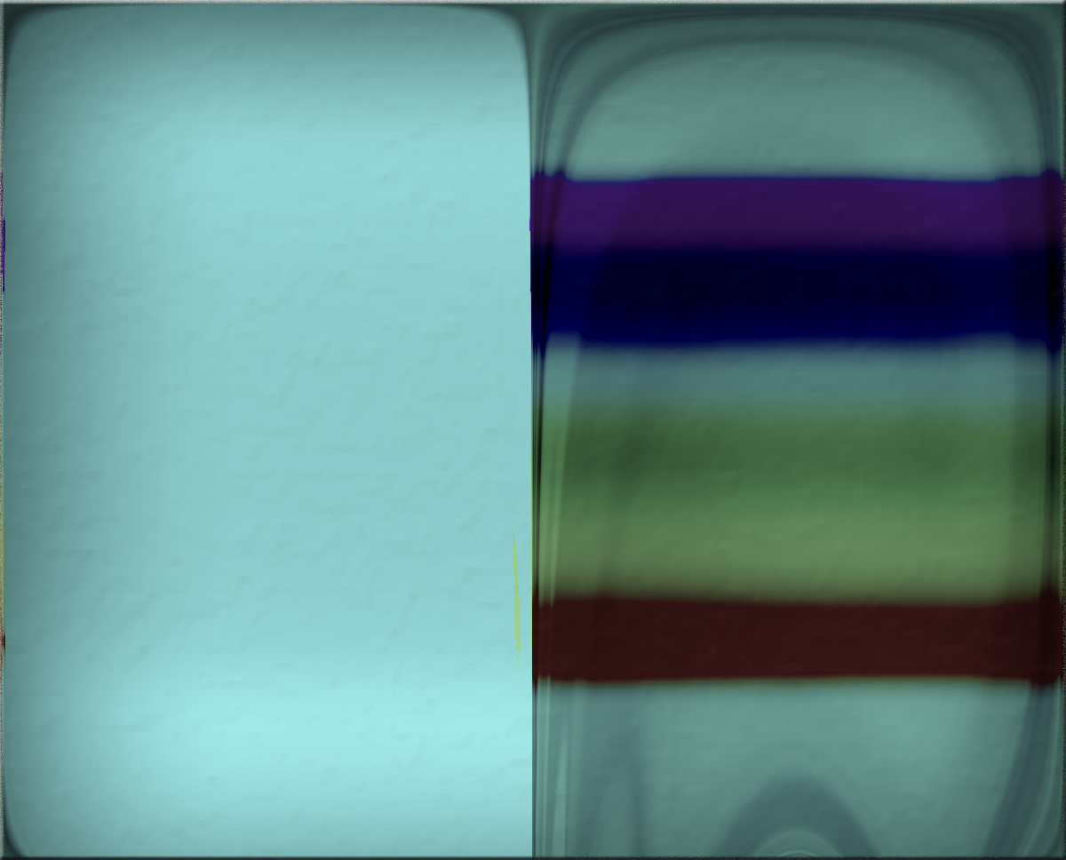 Before and After the Corruption of a Rainbow by wholetthemonstersout on ...