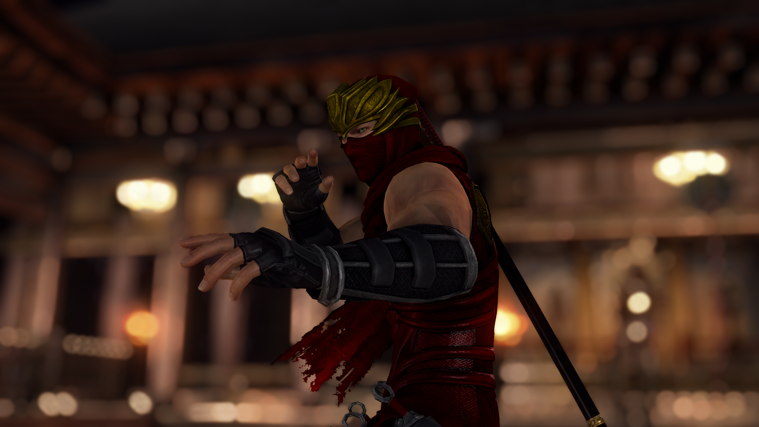Hayabusa Red Outfit by SaiyanKurosaki on DeviantArt