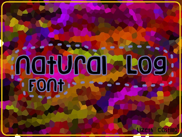 Font Natural Log. by Lizethaz on DeviantArt