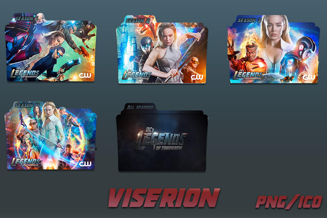 Legends Of Tomorrow folder icons by viserion007 on DeviantArt