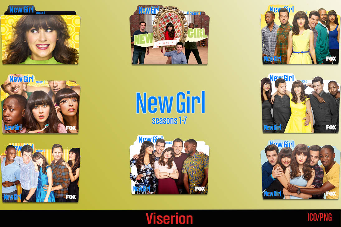 New Girl Folder Icon Pack (Season 1-7) by viserion007 on DeviantArt