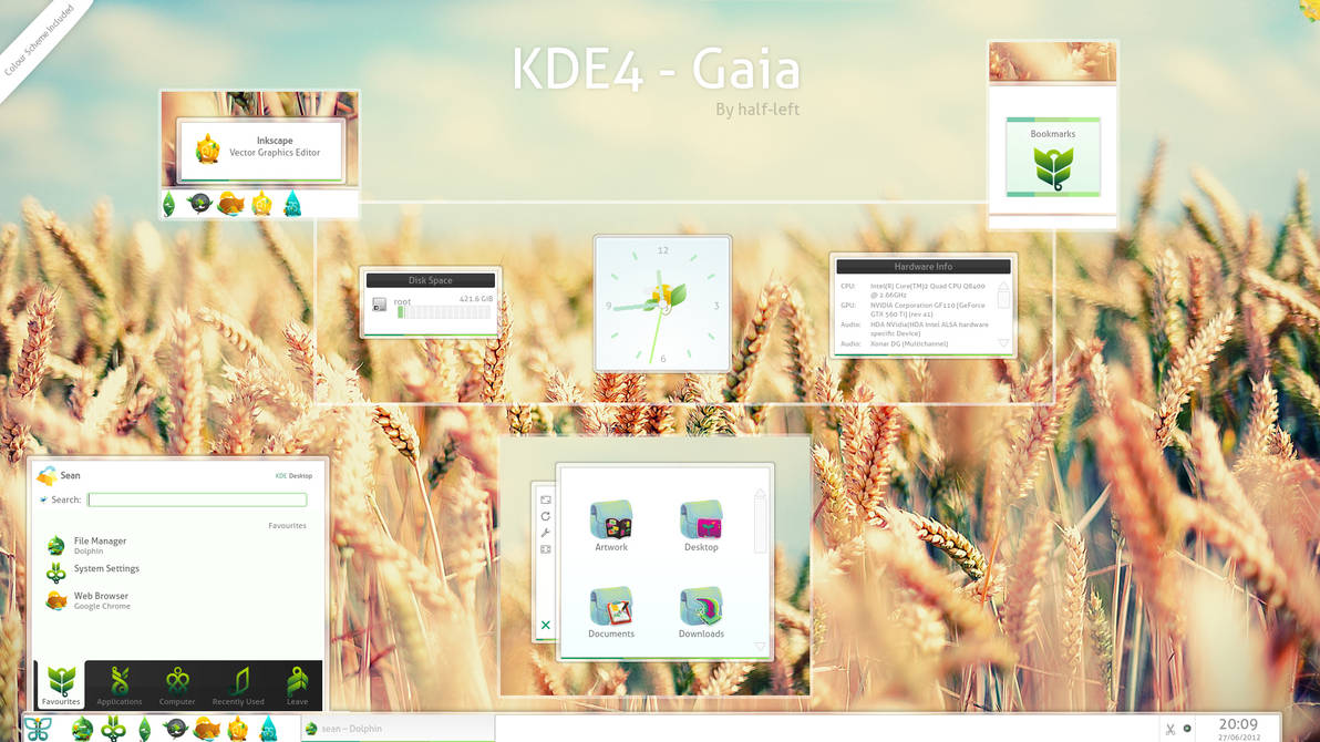 KDE4 - Gaia by half-left on DeviantArt