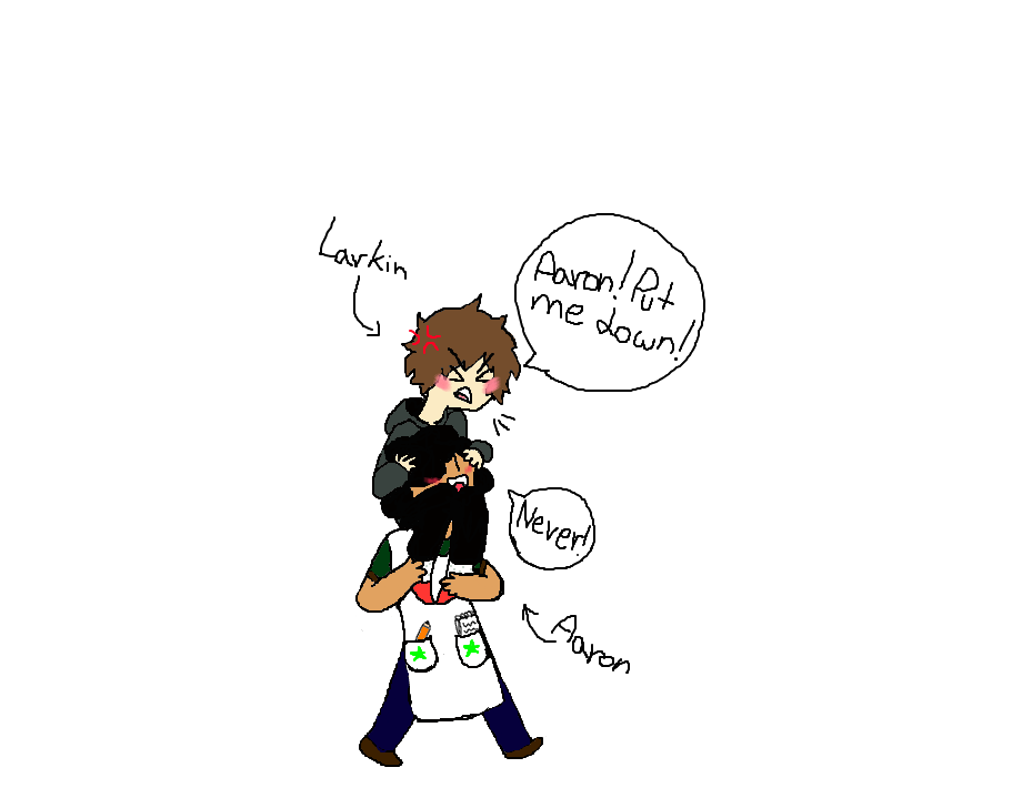 Aaron and Larkin by Meloettawriter on DeviantArt