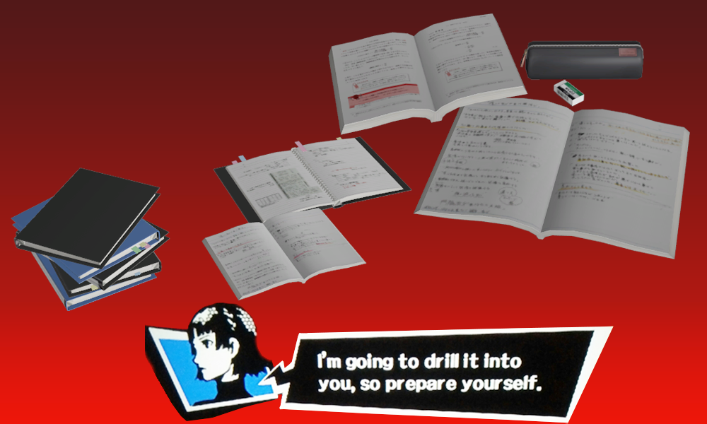Persona 5: School notes pack (DL) by necroalx on DeviantArt