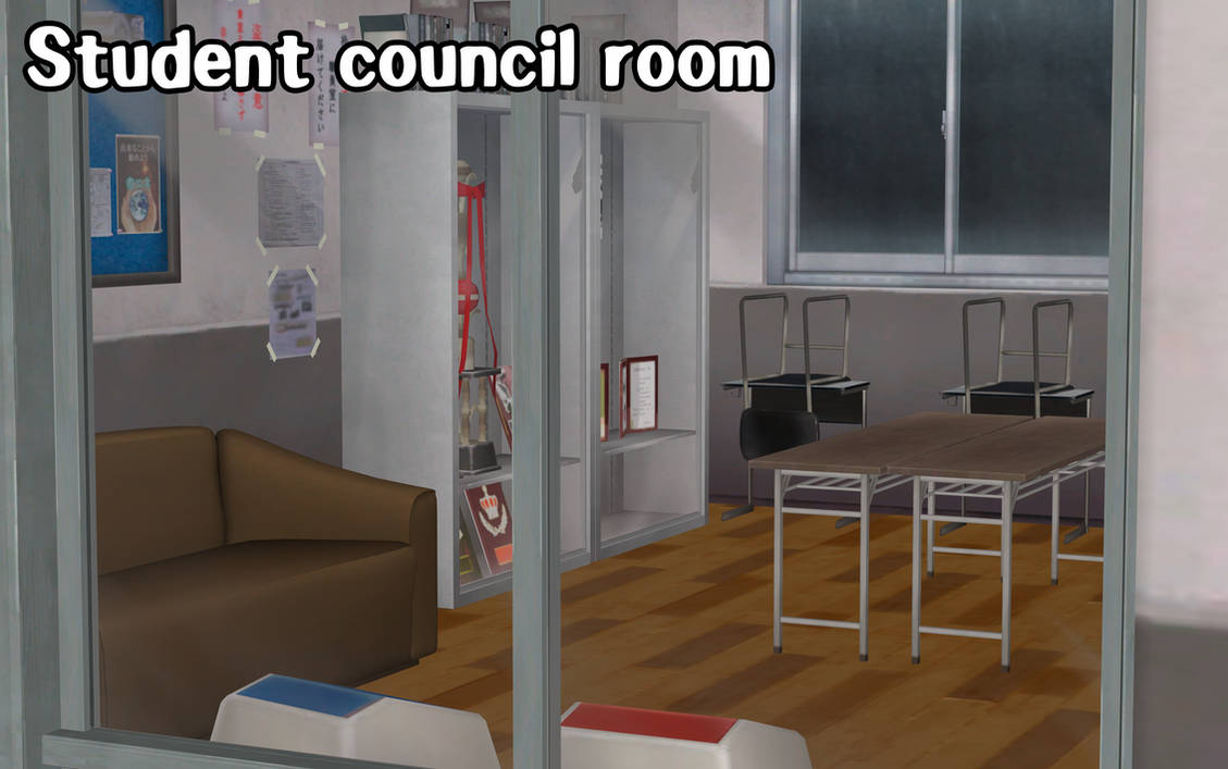 Persona 5 Shujin student Council Room [XPS] (DL) by necroalx on DeviantArt