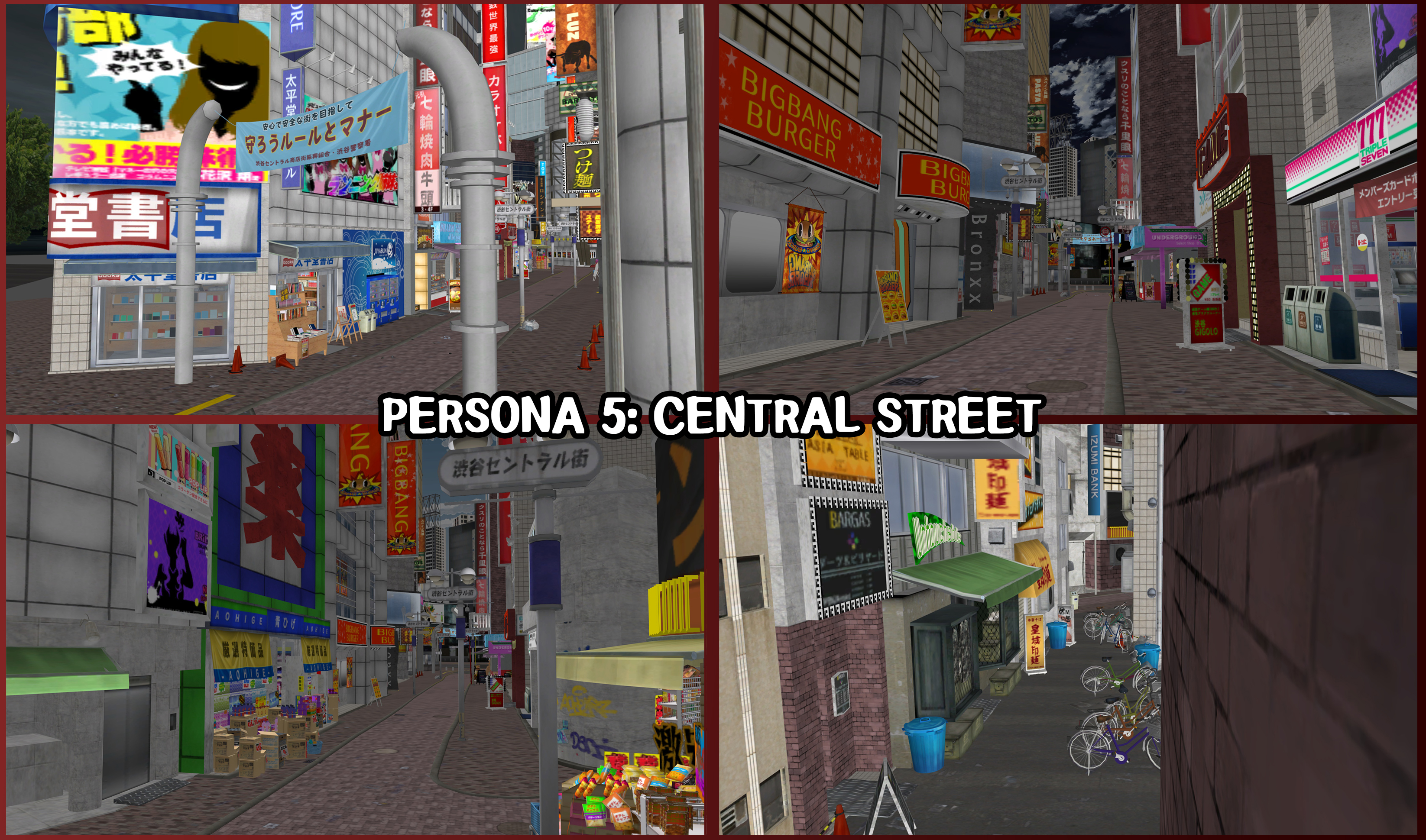 Persona 5: Central Street [XPS](DL) by necroalx on DeviantArt