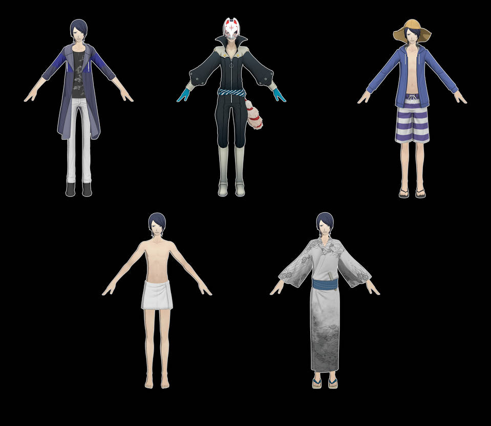 Persona 5 Scramble - Fox model pack [XPS/FBX] by necroalx on DeviantArt