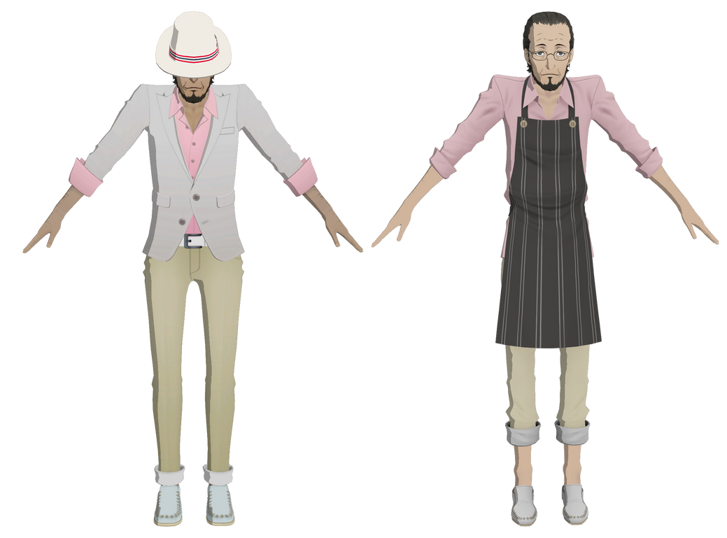 Persona 5 Scramble - Sojiro Sakura [XPS/FBX] by necroalx on DeviantArt