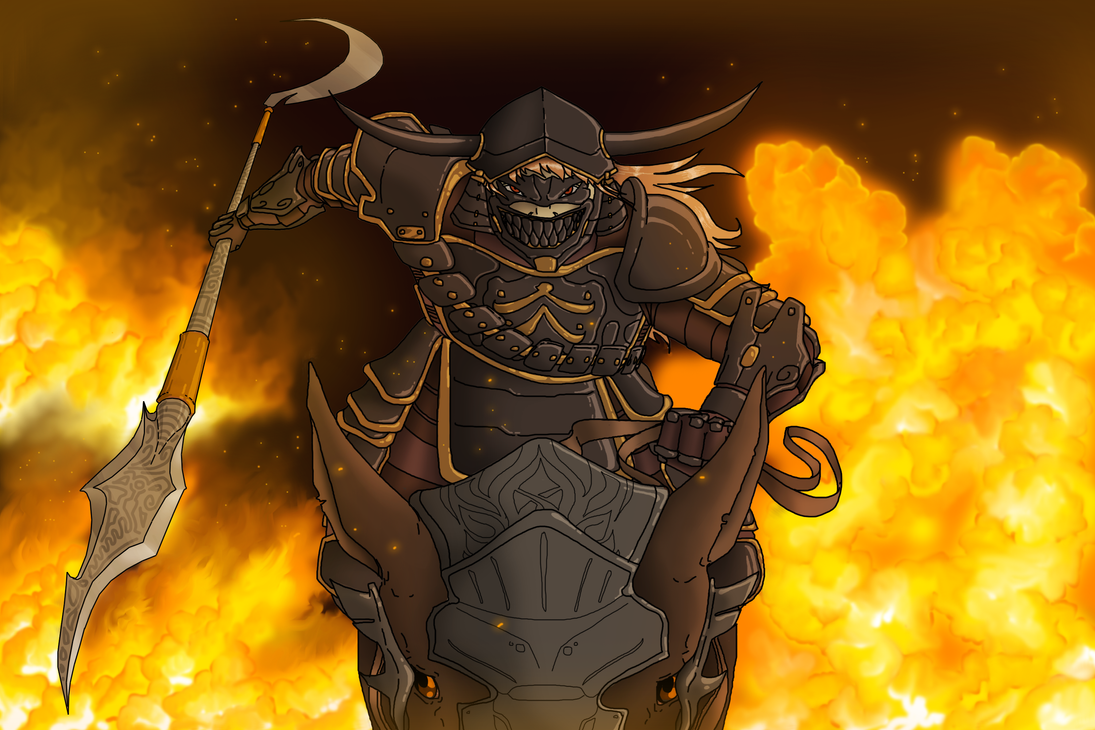 The Warmonger comes by DemonicCriminal on DeviantArt