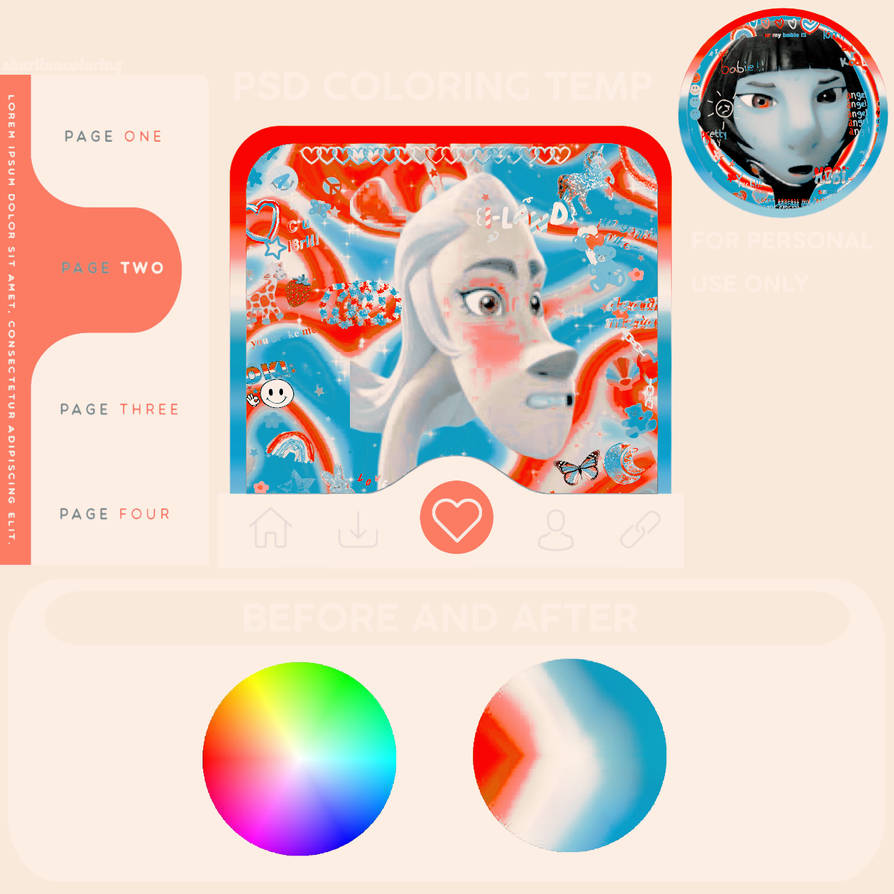 psd coloring template#2(new version) by Sharlinacoloring on DeviantArt