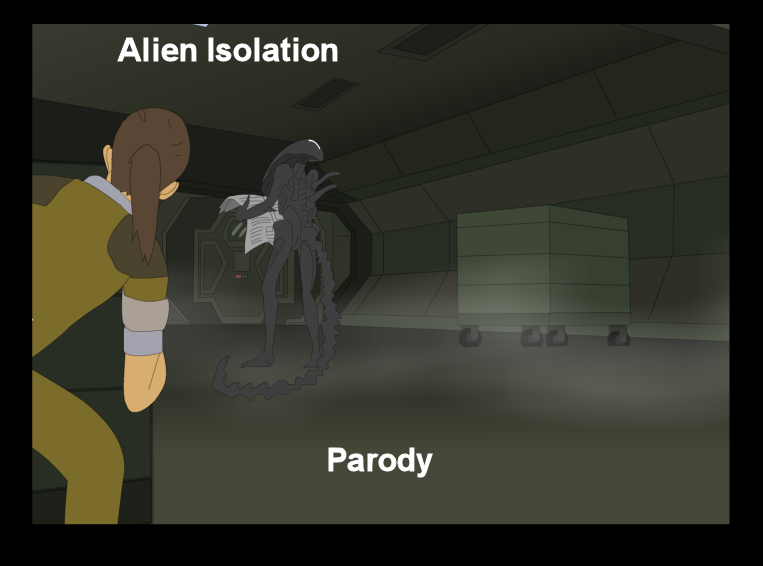 Alien Isolation parody by littlegoblet on DeviantArt