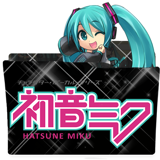 Hatsune Miku Folder Icon by yukii-chan632 on DeviantArt