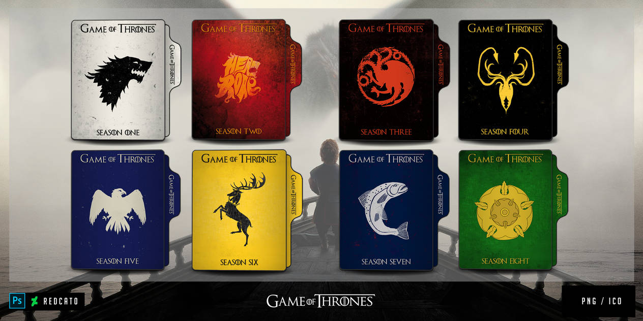 Game of Thrones Folder Icon V2 by Redcat0 by Redcat0 on DeviantArt