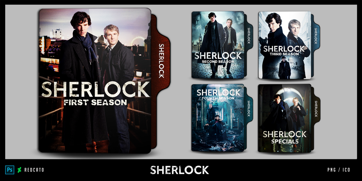 Sherlock Folder Icon by Redcat0 by Redcat0 on DeviantArt
