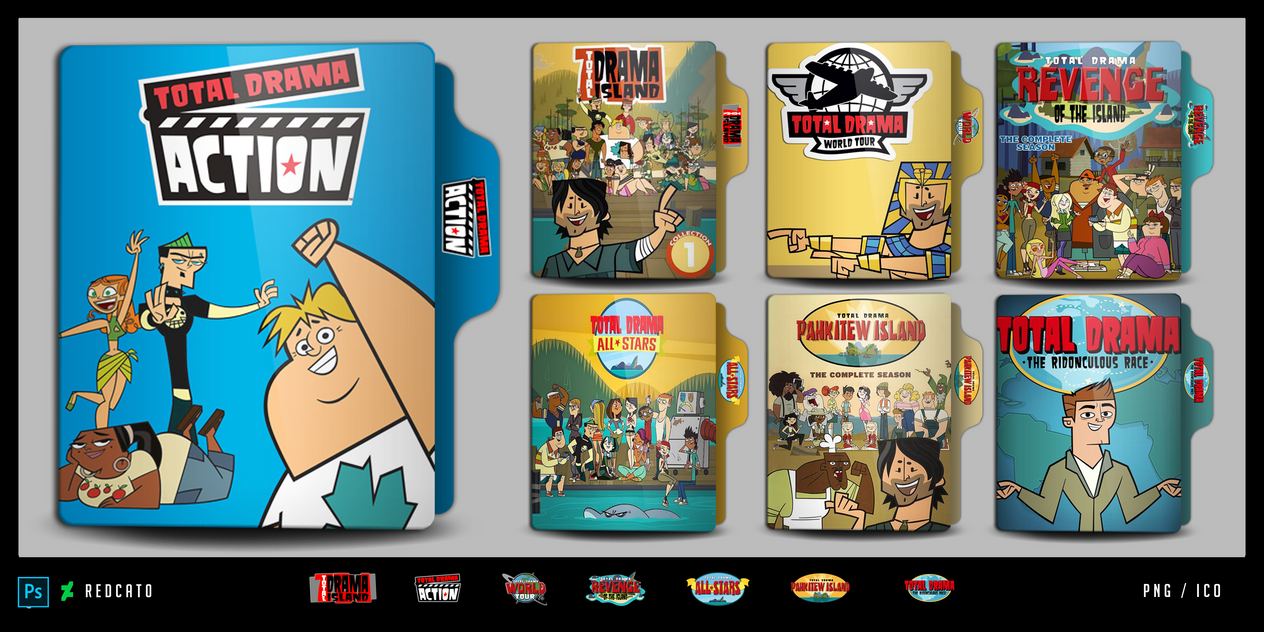 Total Drama Folder icon by Redcat0 by Redcat0 on DeviantArt