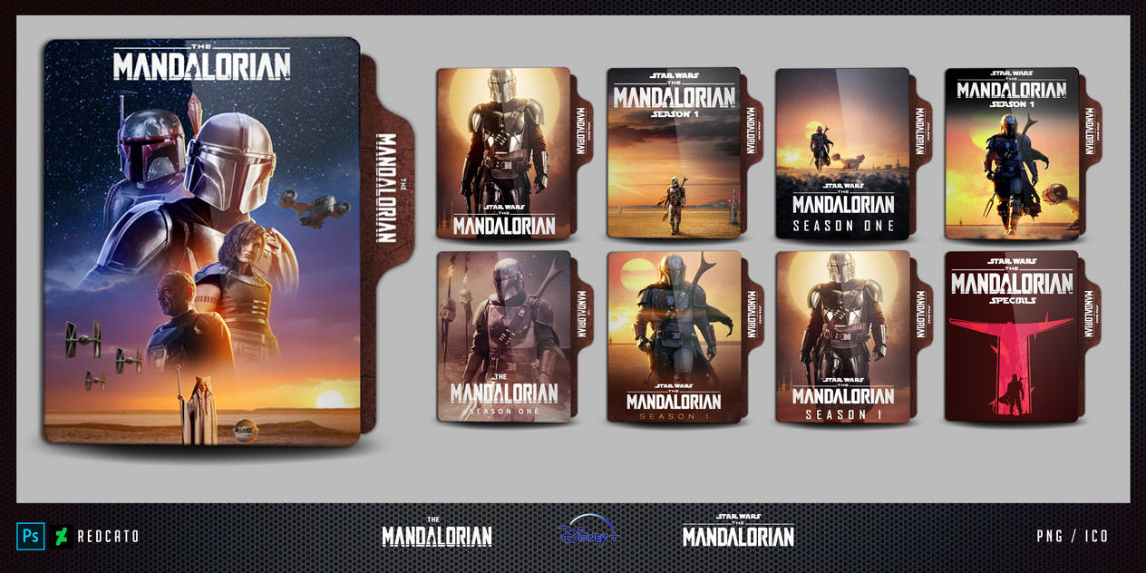 The Mandalorian Season 1 v2 Folder icon by Redcat0 by Redcat0 on DeviantArt