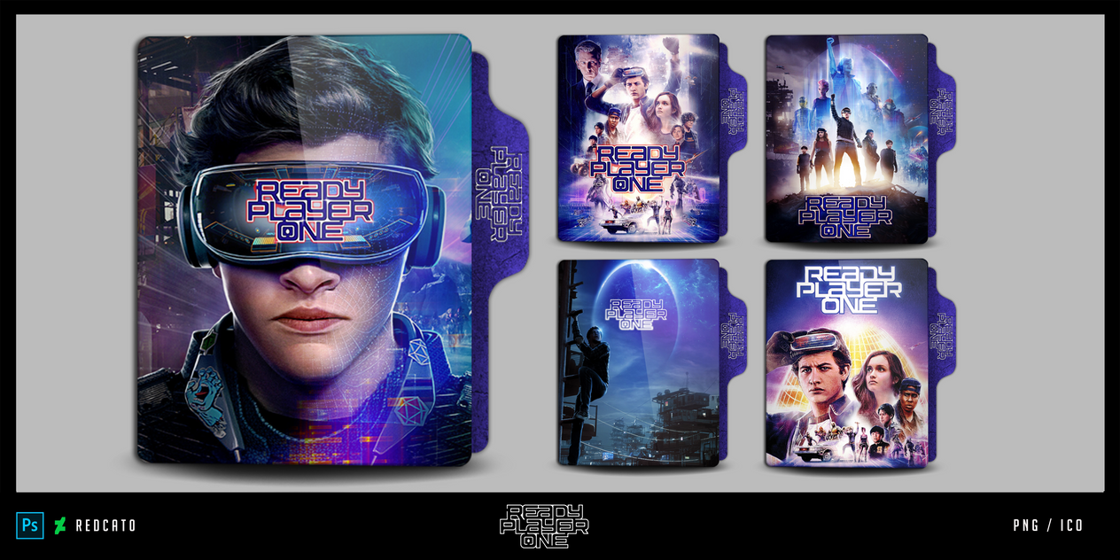 Ready Player One Movie Folder icon by Redcat0 by Redcat0 on DeviantArt