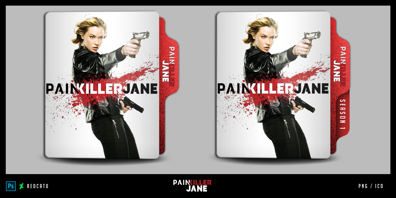 Painkiller Jane Folder icon by Redcat0 by Redcat0 on DeviantArt