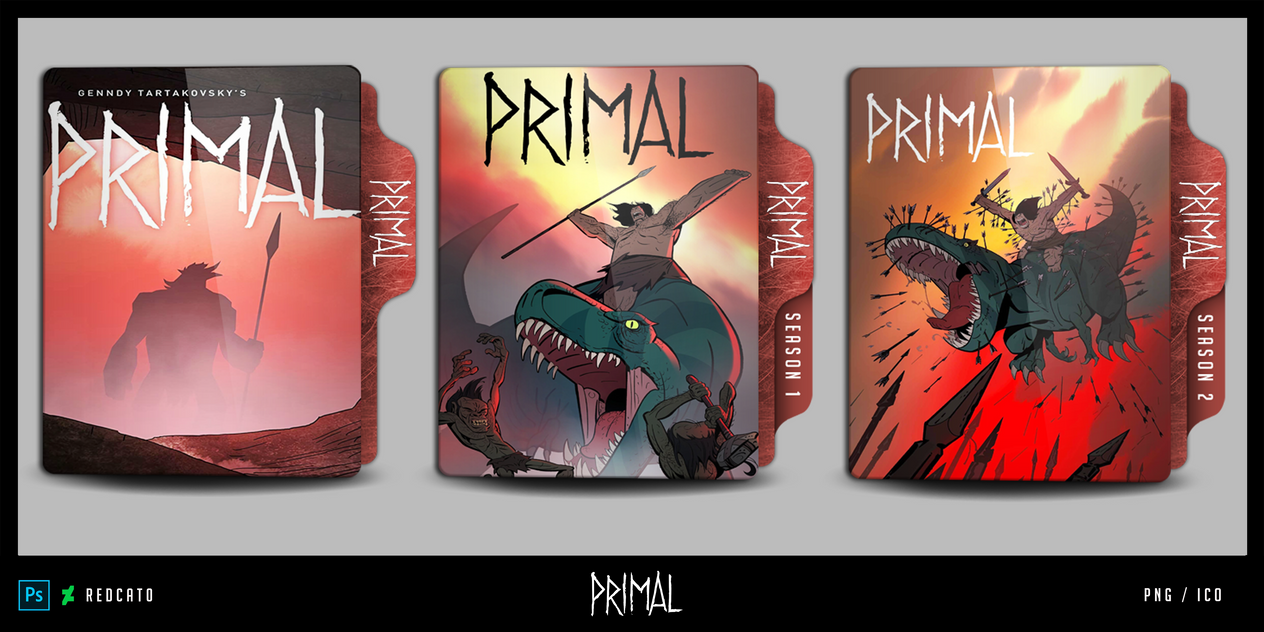 Primal Folder icon by Redcat0 by Redcat0 on DeviantArt