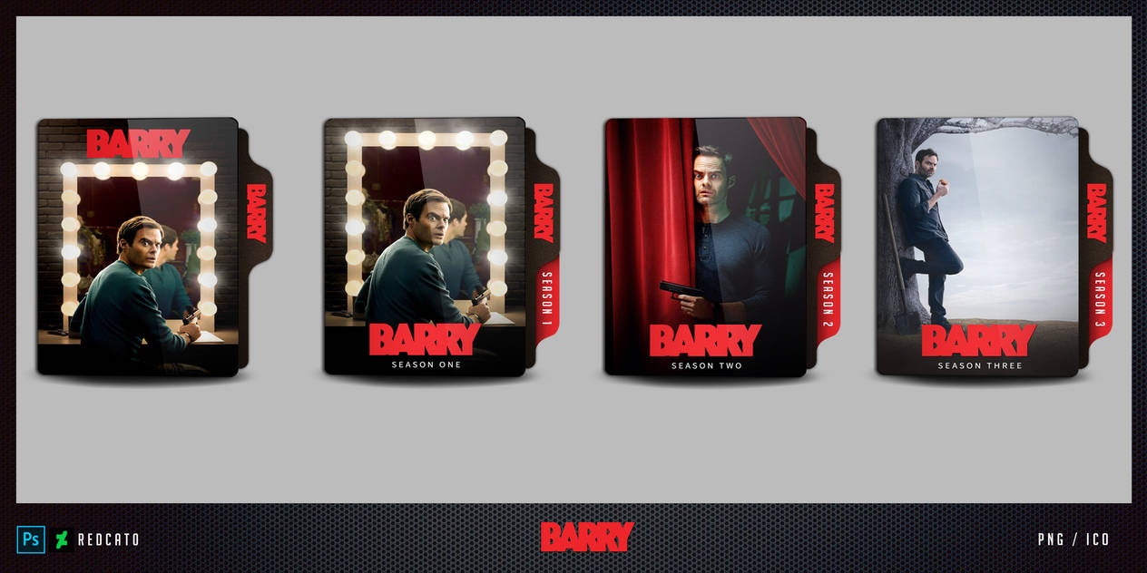 Barry [Season 1-3] Folder icon by Redcat0 by Redcat0 on DeviantArt