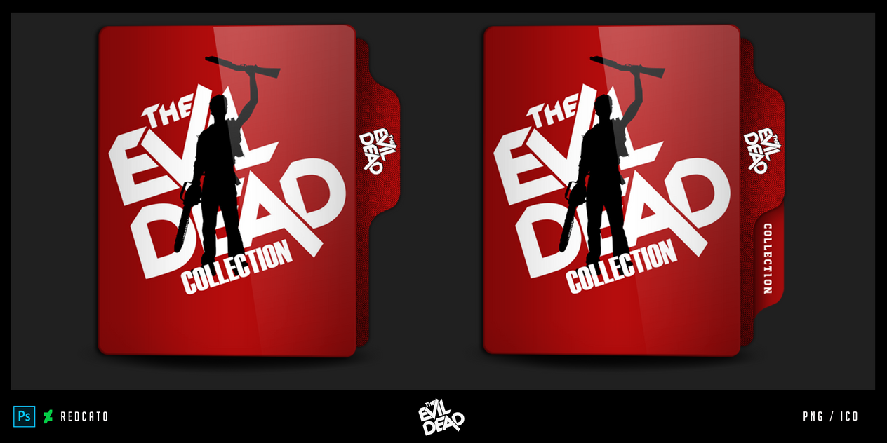 The Evil Dead Collection Folder icon by Redcat0 by Redcat0 on DeviantArt