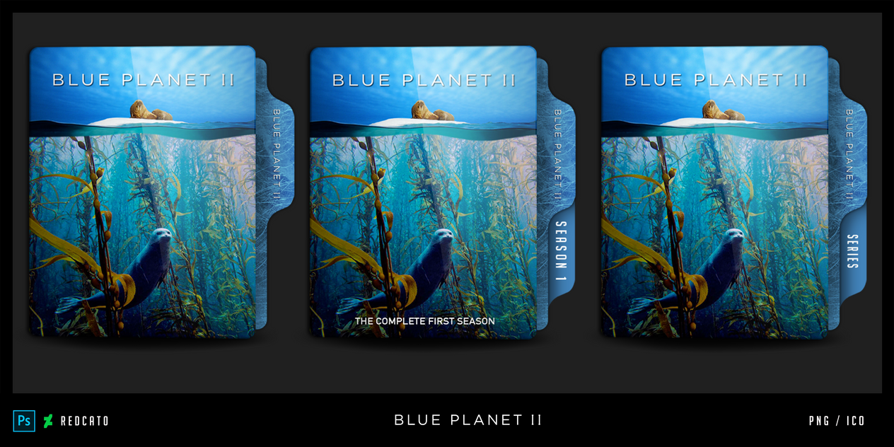 Blue Planet II Folder icon by Redcat0 by Redcat0 on DeviantArt