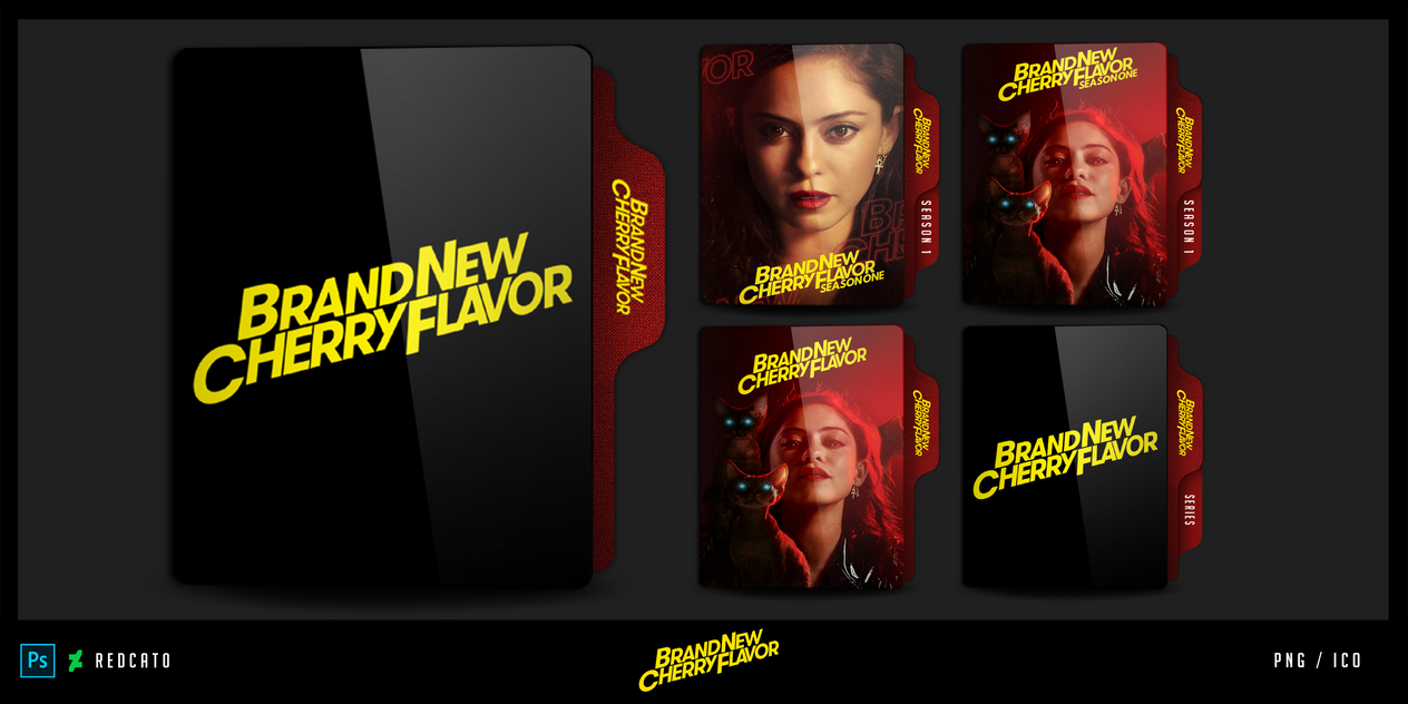 Brand New Cherry Flavor Folder icon by Redcat0 by Redcat0 on DeviantArt