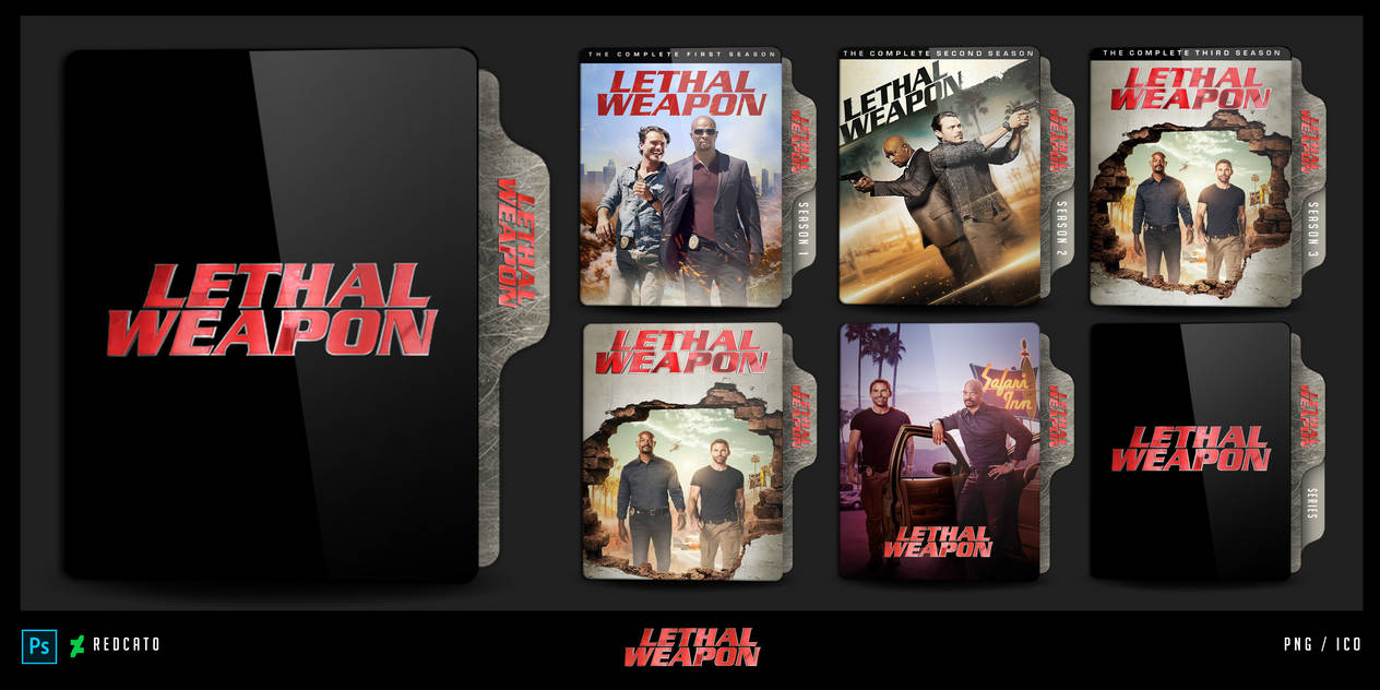 Lethal Weapon Series Folder icon by Redcat0 by Redcat0 on DeviantArt