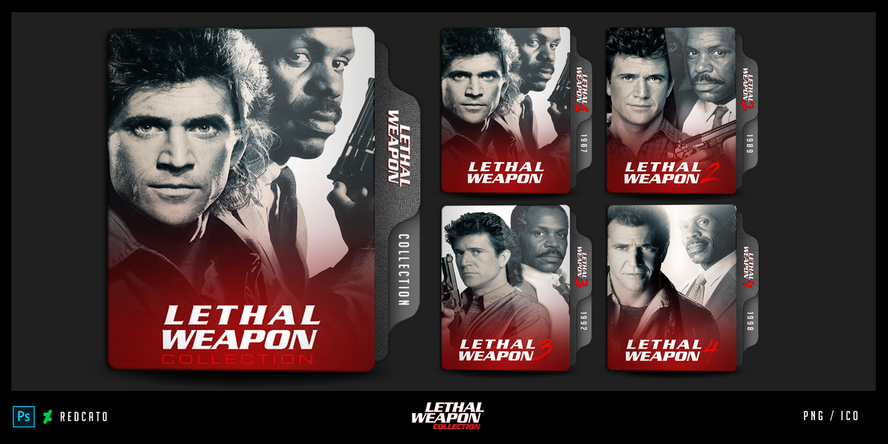 Lethal Weapon Collection Movie Folder icon by Redcat0 on DeviantArt