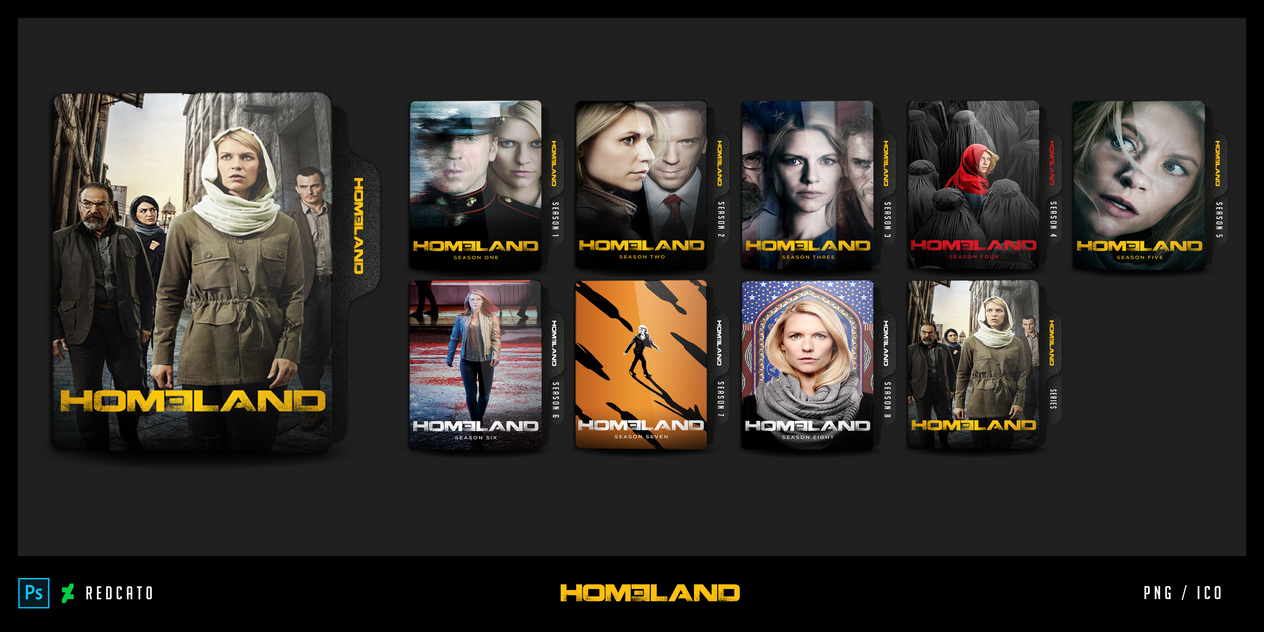 Homeland v2 Folder icon by Redcat0 by Redcat0 on DeviantArt