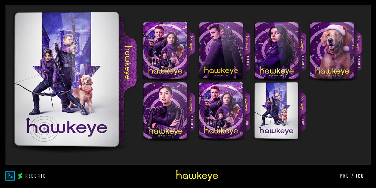 Hawkeye Season 1 Folder icon by Redcat0 by Redcat0 on DeviantArt