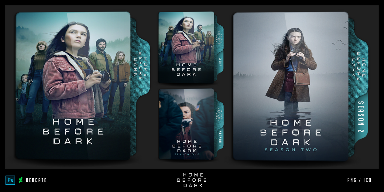 Home Before Dark 1-2 Season Folder icon by Redcat0 by Redcat0 on DeviantArt