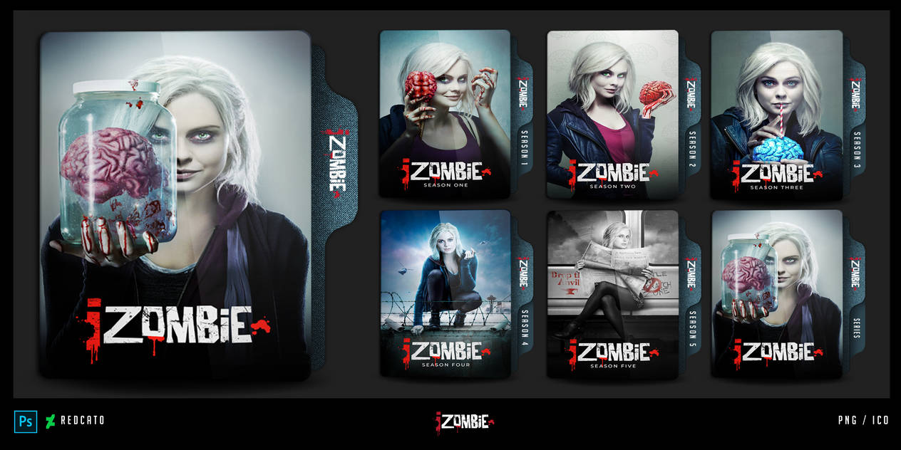 iZombie [1-5 Season] Folder icon by Redcat0 by Redcat0 on DeviantArt