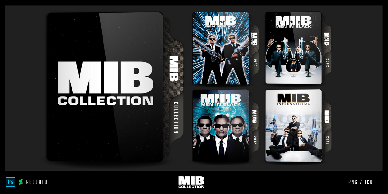 MIB Collection Movie Folder icon by Redcat0 by Redcat0 on DeviantArt