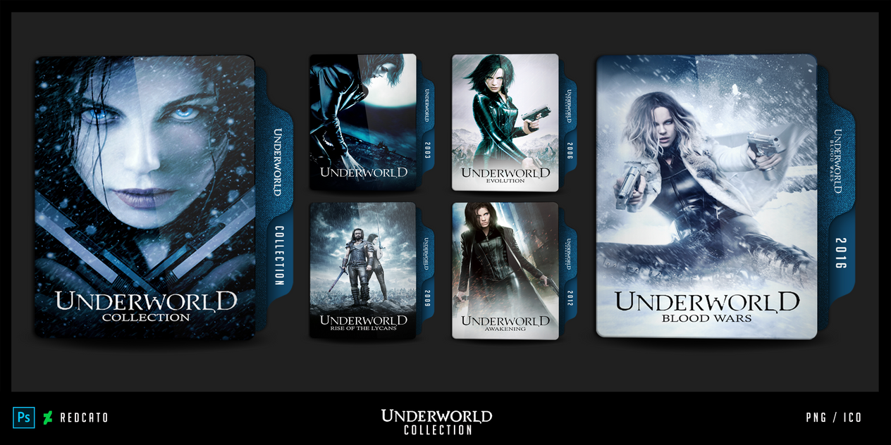 Underworld Collection Movie Folder icon by Redcat0 by Redcat0 on DeviantArt