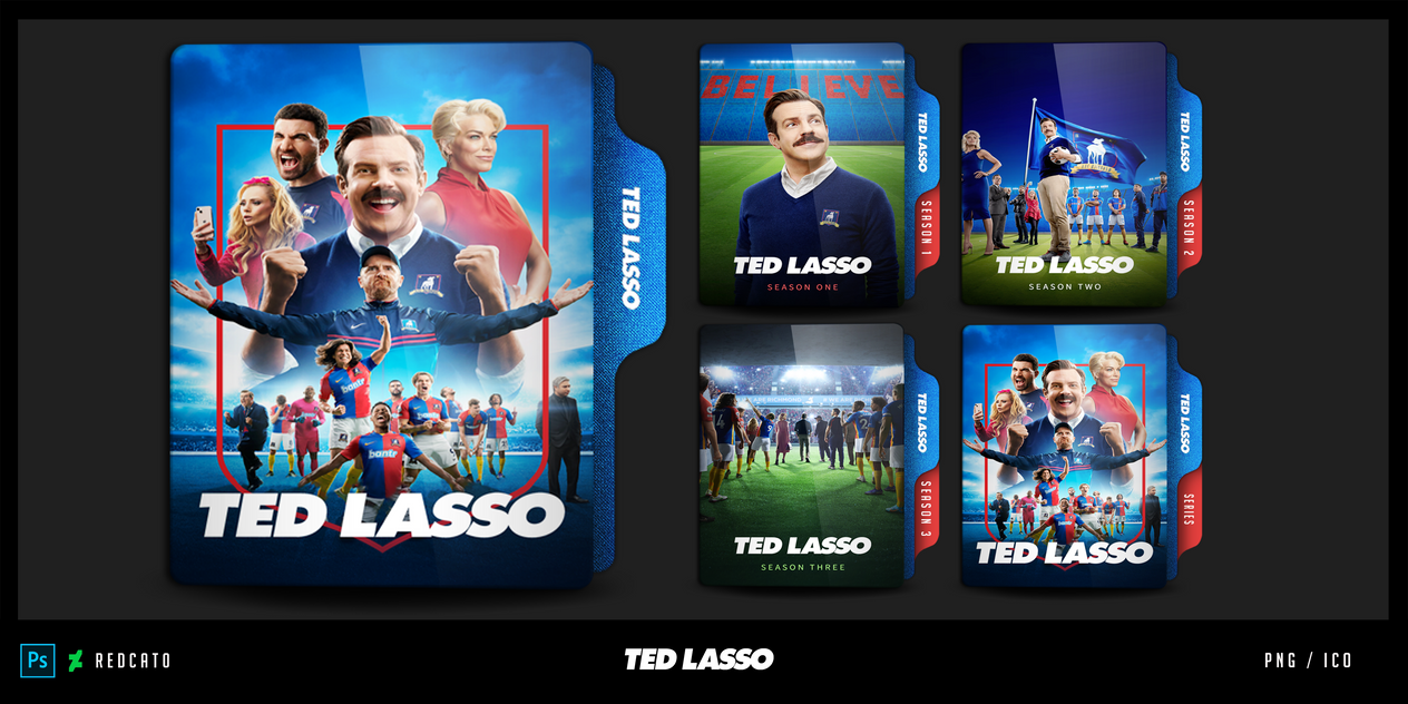 Ted Lasso (2020) Folder icon by Redcat0 by Redcat0 on DeviantArt