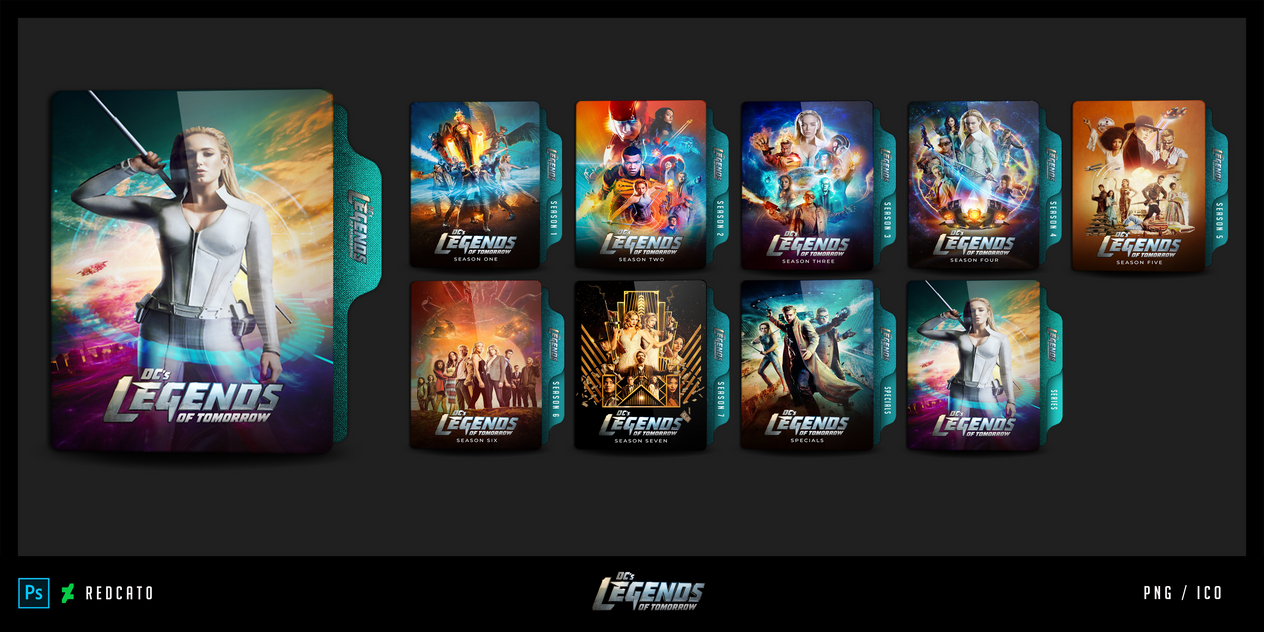 DC's Legends of Tomorrow (2016) Folder icon by Redcat0 on DeviantArt