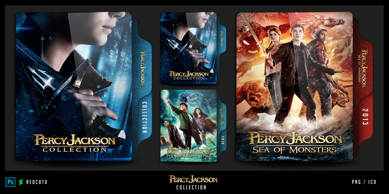 Percy Jackson Collection Movie Folder icon by Redcat0 on DeviantArt